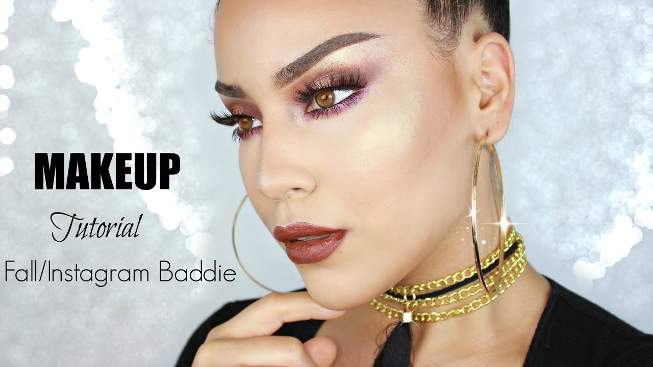INSTAGRAM BADDIE FALL Inspired Makeup tutorial | SAZY
