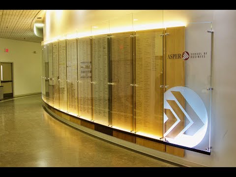 Asper School Of Business University of Manitoba Donor Wall