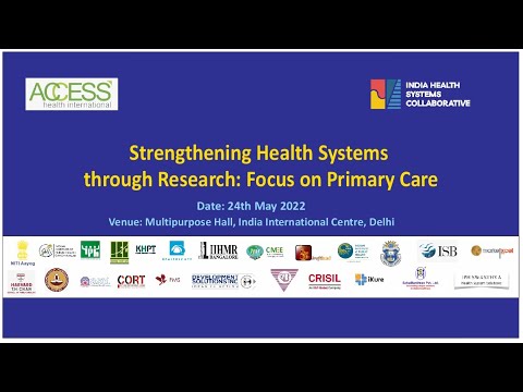 Inaugural session | Strengthening Health Systems Through Research