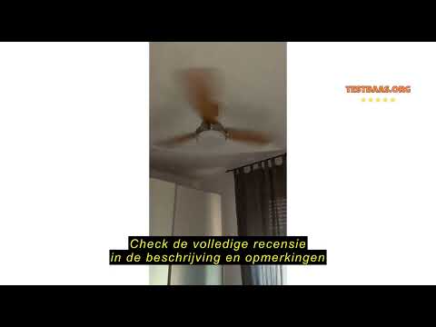 Review Westinghouse Lighting Alloy Plafondventilator met Lamp, Zwart