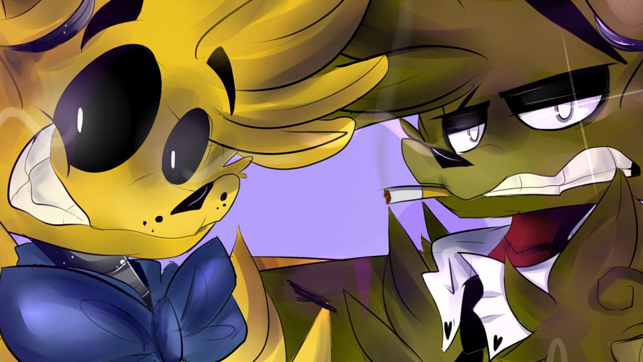 .:Speedpaint:. Just Gold [FNAF]