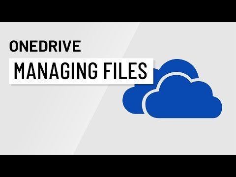 OneDrive: Managing Files