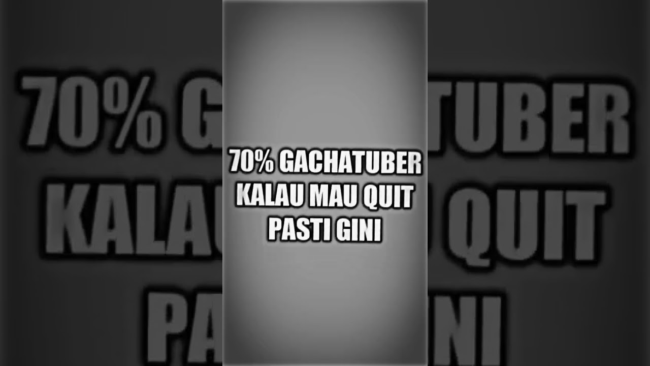 GUA AMPE HERAN KENAPA GACHATUBER LAKUIN GINI DAH ??