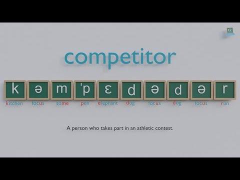 How to pronounce competitor ?