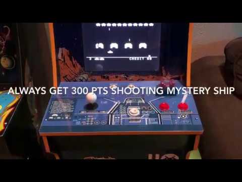 Space Invaders Tip to Score 300 pts. Shooting Mystery Ship Every Time