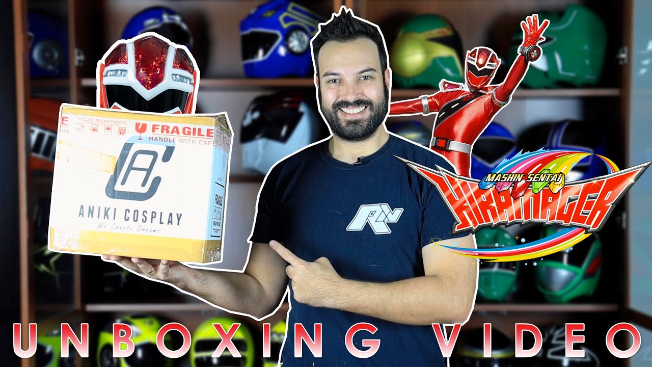 KIRAMAI RED HELMET ANIKI COSPLAY ETSY READY TO SHIP UNBOXING VIDEO