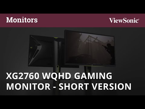 ViewSonic XG2760 WQHD Gaming Monitor - Short Version