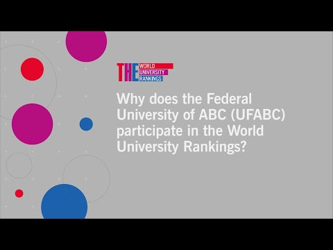 THE World University Rankings: The Federal University of ABC