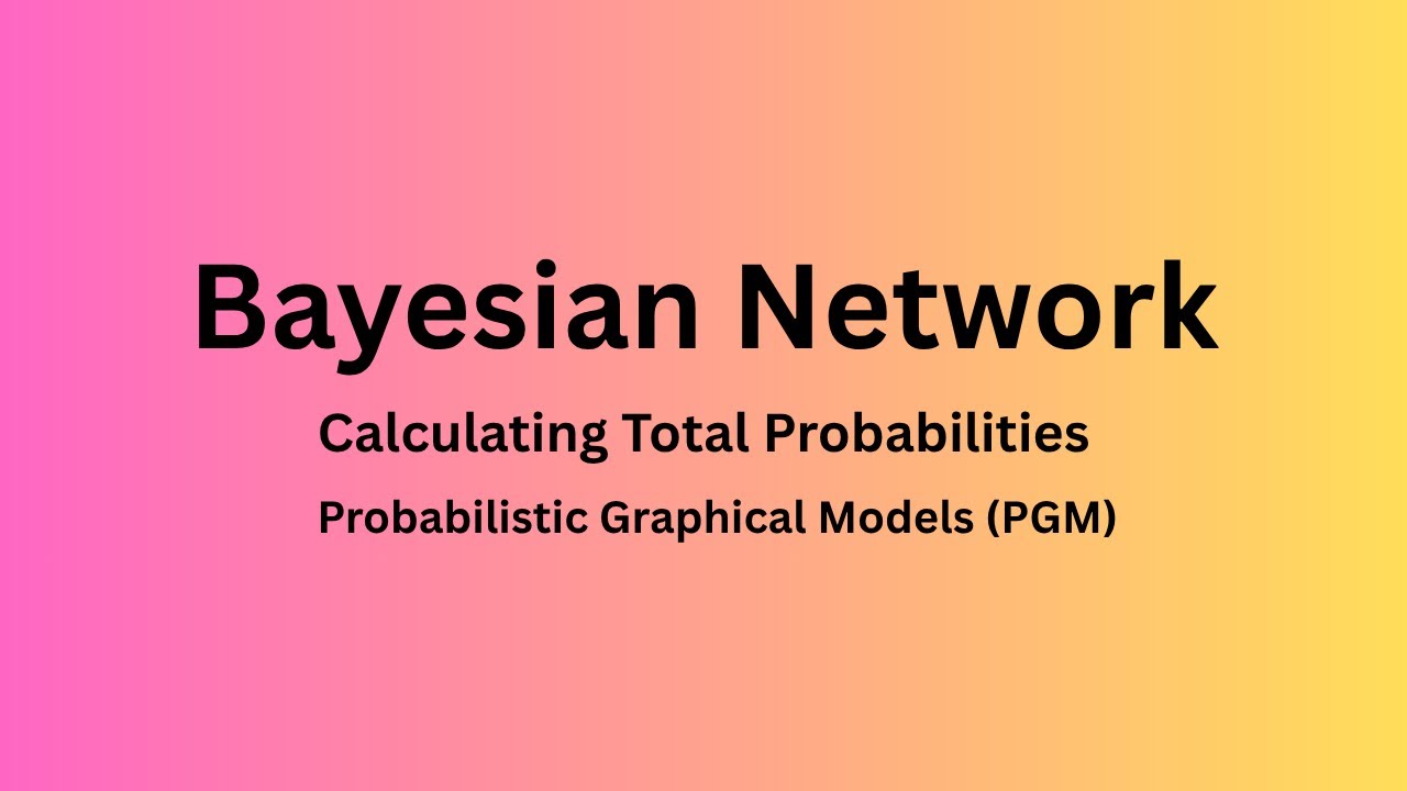 Bayesian Network | Probabilistic Graphical Models | Calculating Total Probabilities |  Example - 1