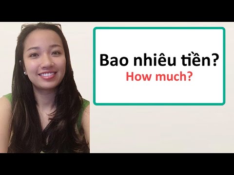 How to say HOW MUCH in Viet Nam