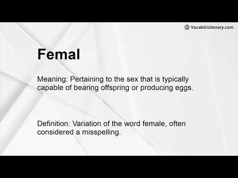 Femal Meaning