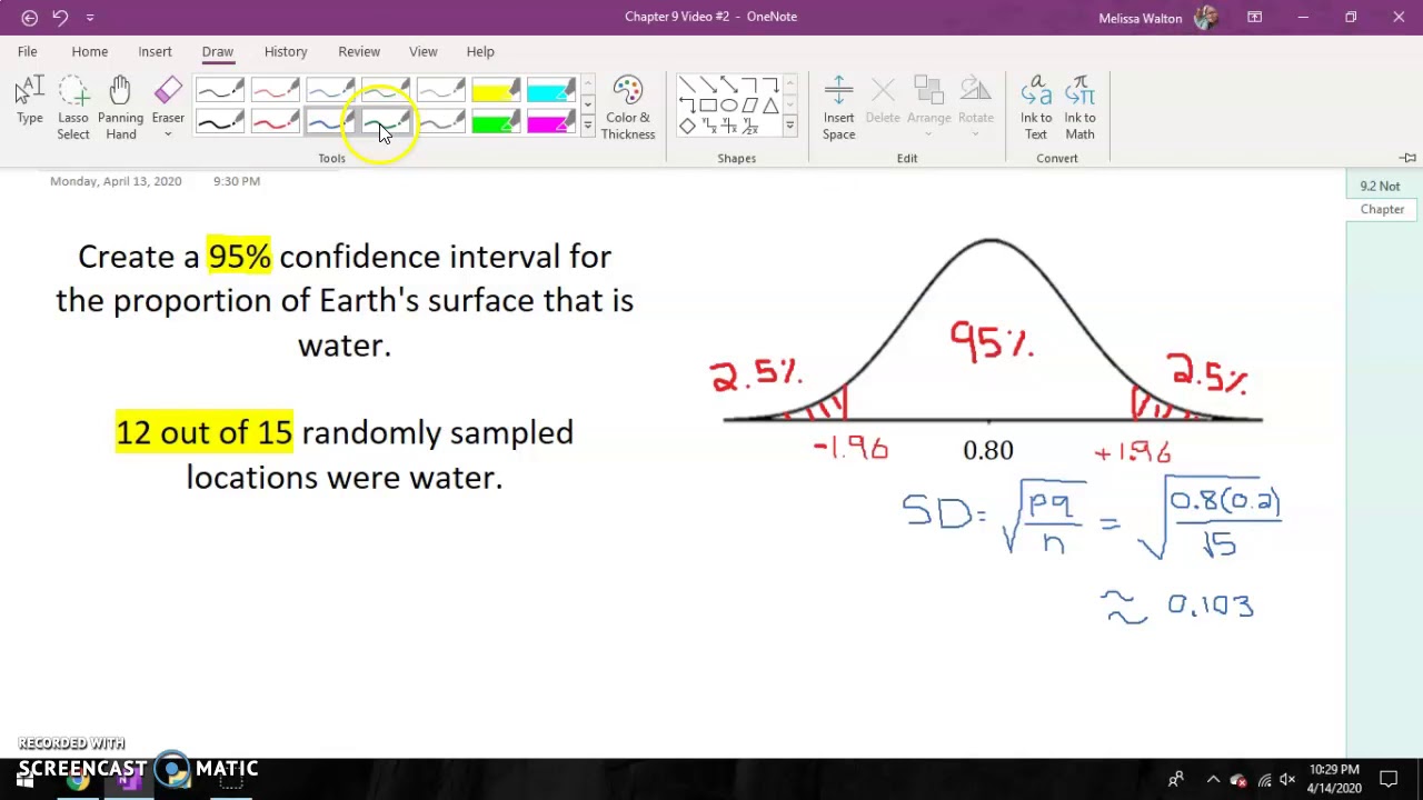 Chapter 9 Video #2 (MATH 111)