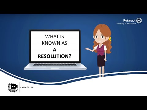 What is a Resolution?
