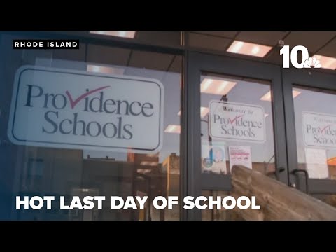 Providence students deal with hot conditions on last day of school