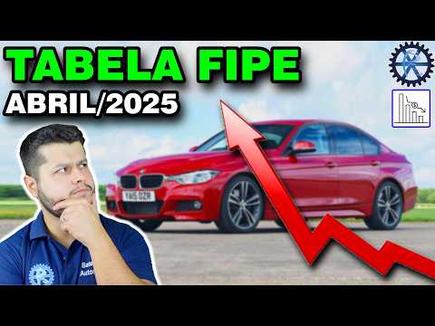 📈 TABELA FIPE ABRIL/2025 📈 | Como estão os PREÇOS dos CARROS USADOS
