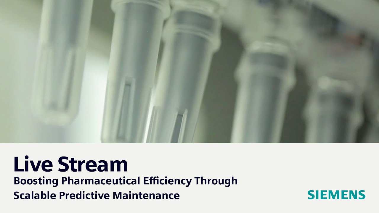 Live Event: Boosting Pharmaceutical Efficiency Through Scalable Predictive Maintenance