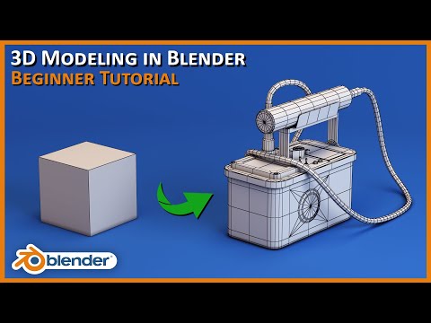 Learn Blender 3D Modeling Beginner Tutorial - Mind Luster