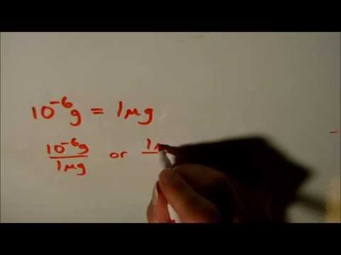Chem 1001 Conversion factors