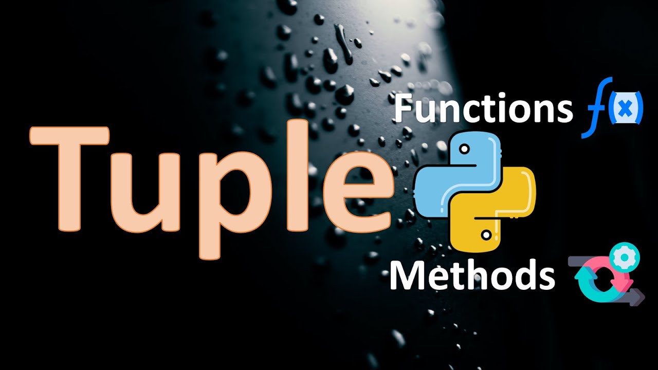 16. Tuple Data Type | Functions and Methods - Python