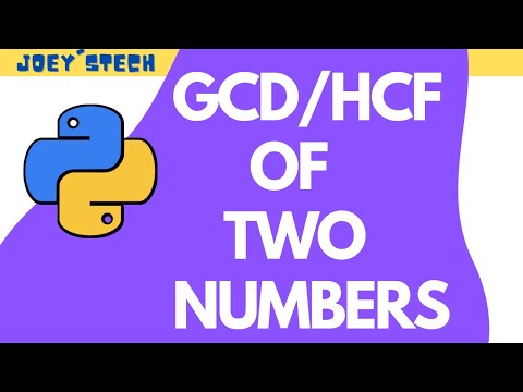 Python program to find gcd of two numbers | 3 methods