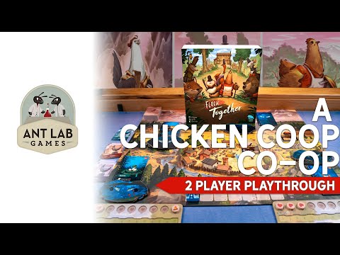 Flock Together Board Game | 2 Player Playthrough | Preview