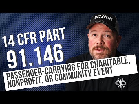 14 CFR 91.146: FAA Rules for Charitable & Community Events | What Pilots Need to Know