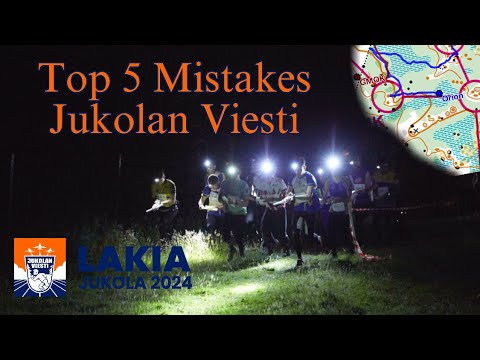 Lakia-Jukola 2024 Top5 Mistakes