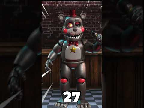 Every Freddy Fazbear in FNAF