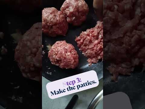 How to make burgers, the easy way | Homemade Burger Recipe