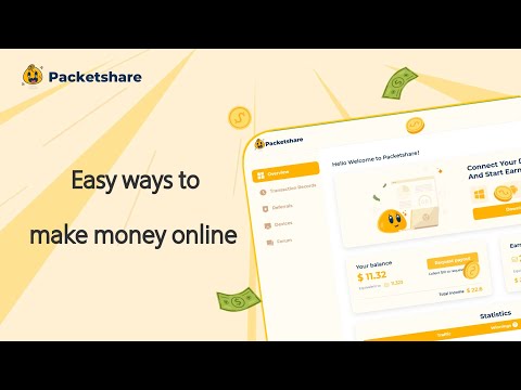 Easy Start to Passive Income: A Beginner's Guide to Using Packetshare #earnmoneyonline