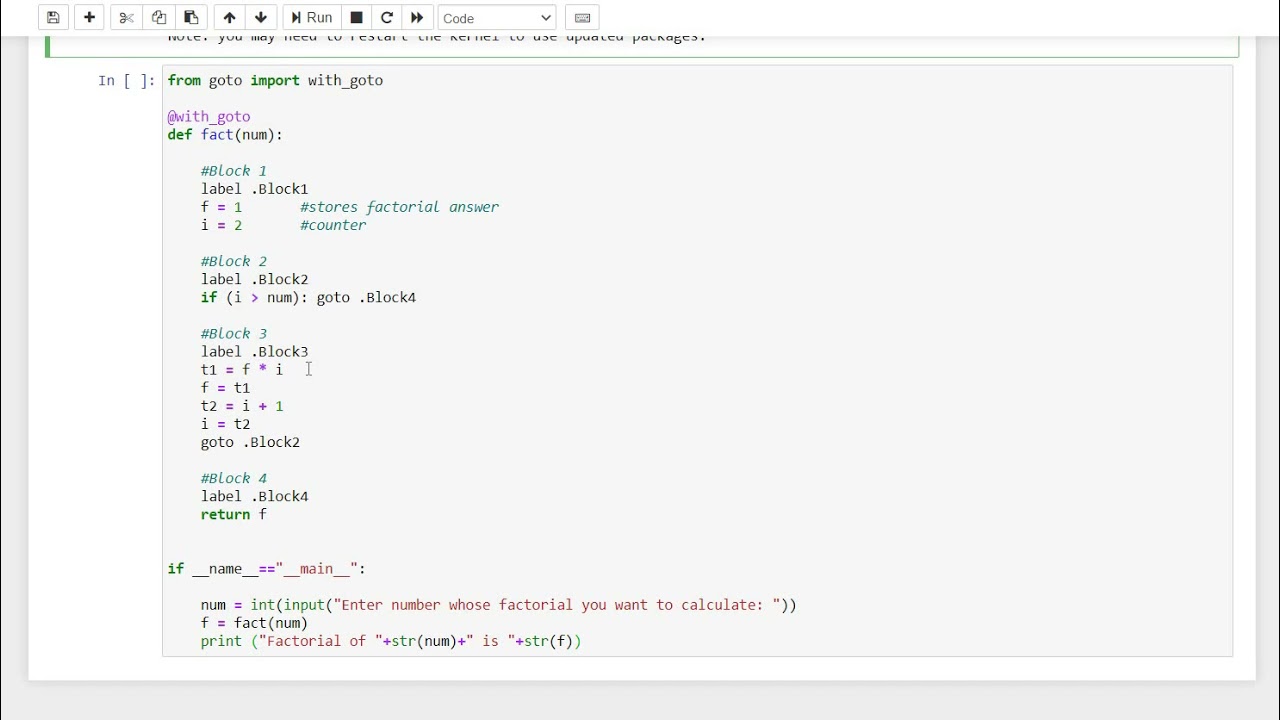 Compiler Optimisation - basic blocks and control flow graph in python