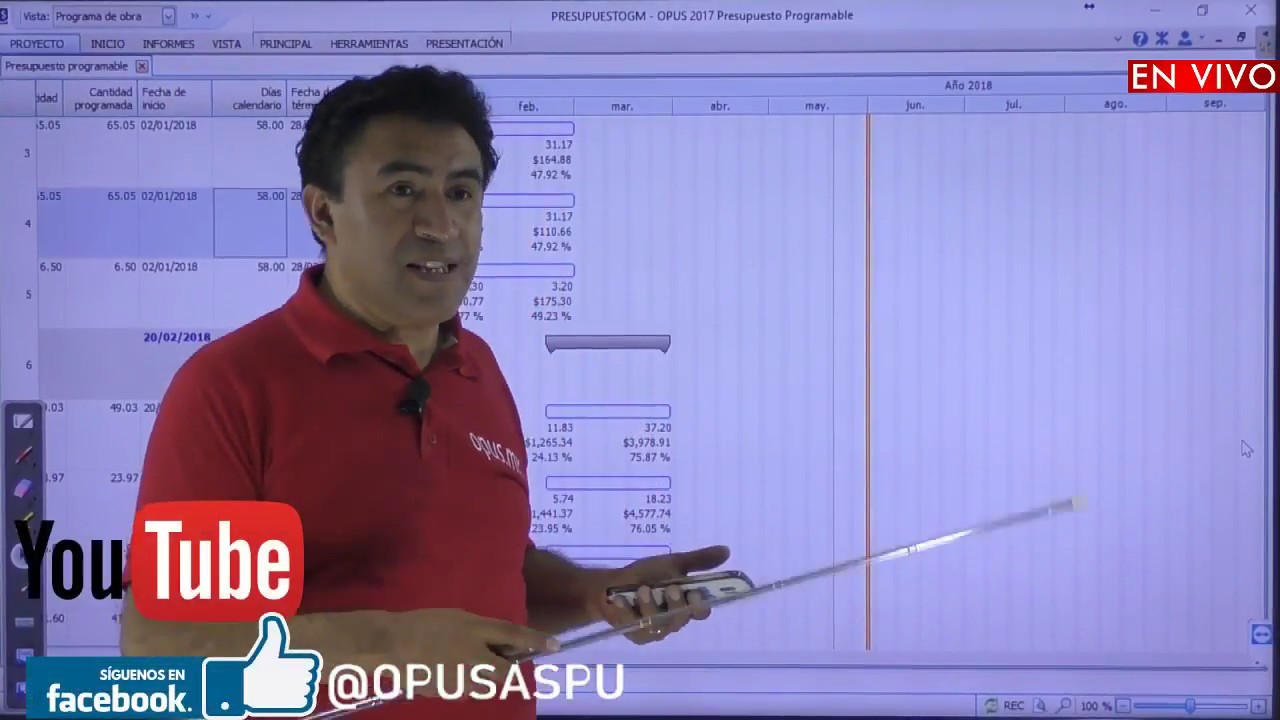 Curso Opus Control de Obra.