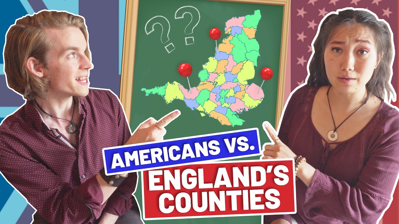 Can Americans Find England's Counties On A Map? 🇬🇧