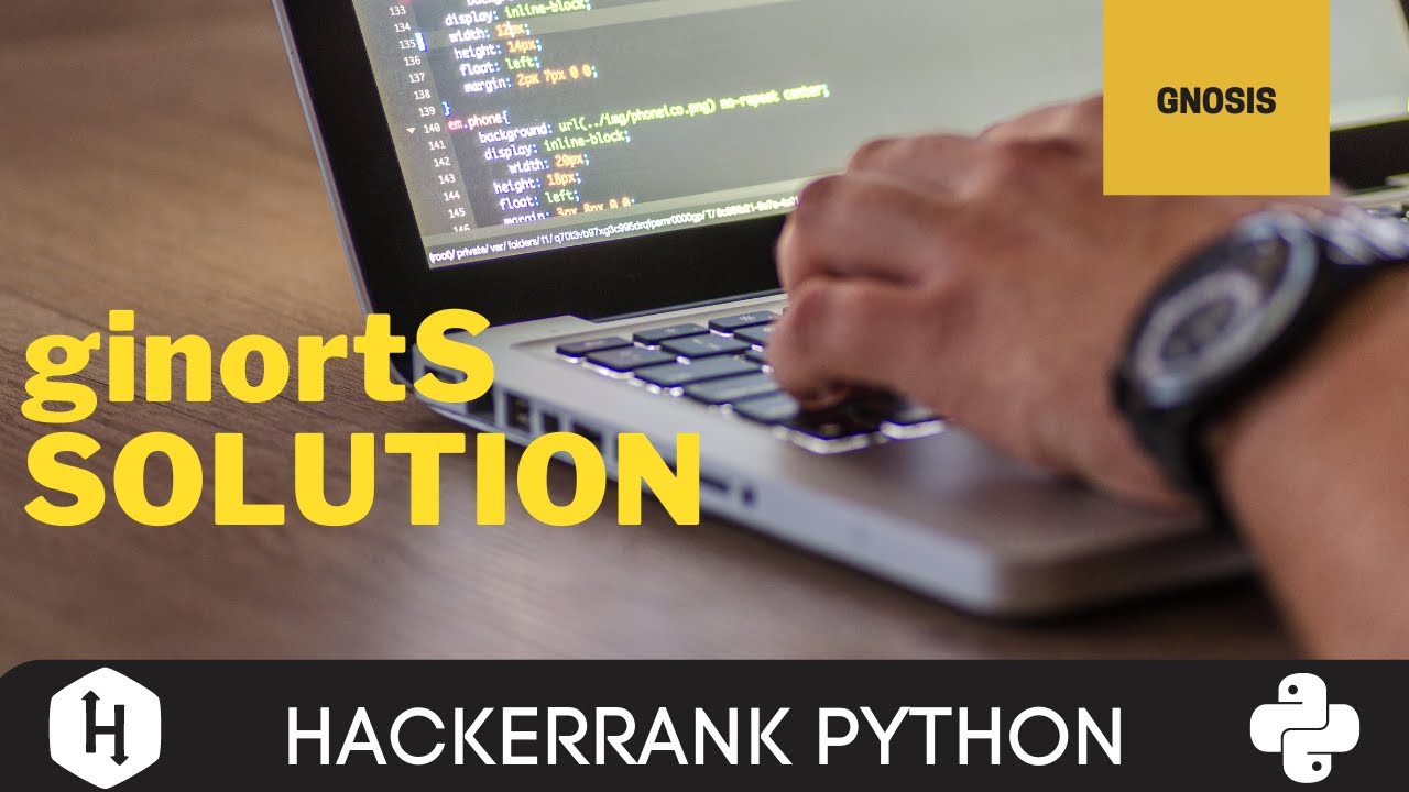 ginortS Solution | Python | Hackerrank Solution | English