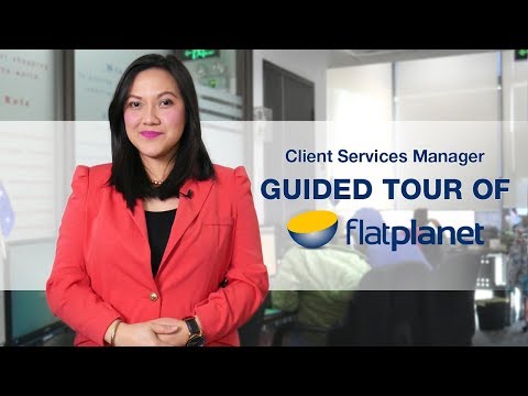 Client Services Manager Guided Tour of Flat Planet