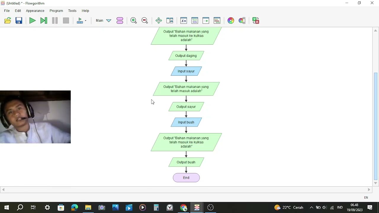Membuat Flowchart Sederhana Menggunakan Flowgorithm