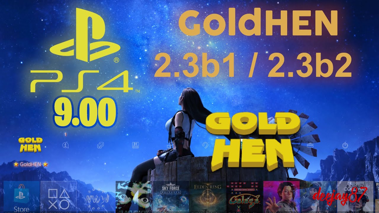 PS4 9.00 - GoldHEN 2.3b1 / 2.3b2 - (quick preview)
