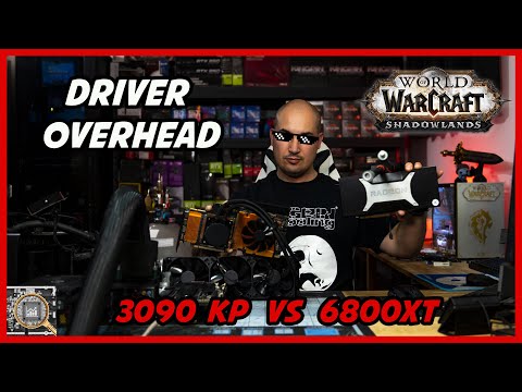 Extreme Gaming: 6800XT Vs 3090 Kingpin (5.6GHz 5950X) Driver Overhead?