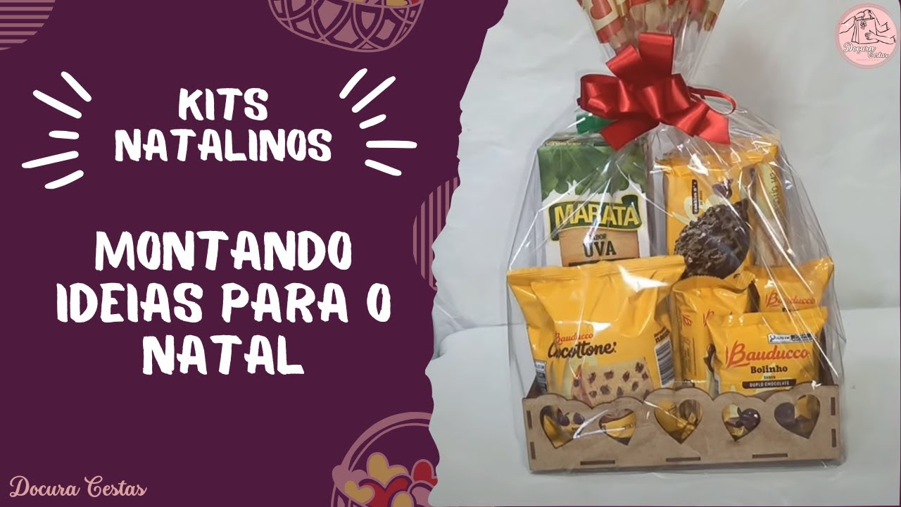 Cesta de Café da Manhã Natalina 🎄 | Mini Chocotone, Cookies e muito mais! ☕✨
