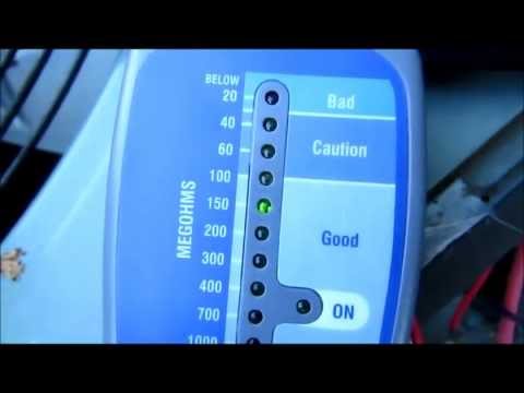 Hvac-can you test a scroll compressor with a megohmmeter,yes or no?????