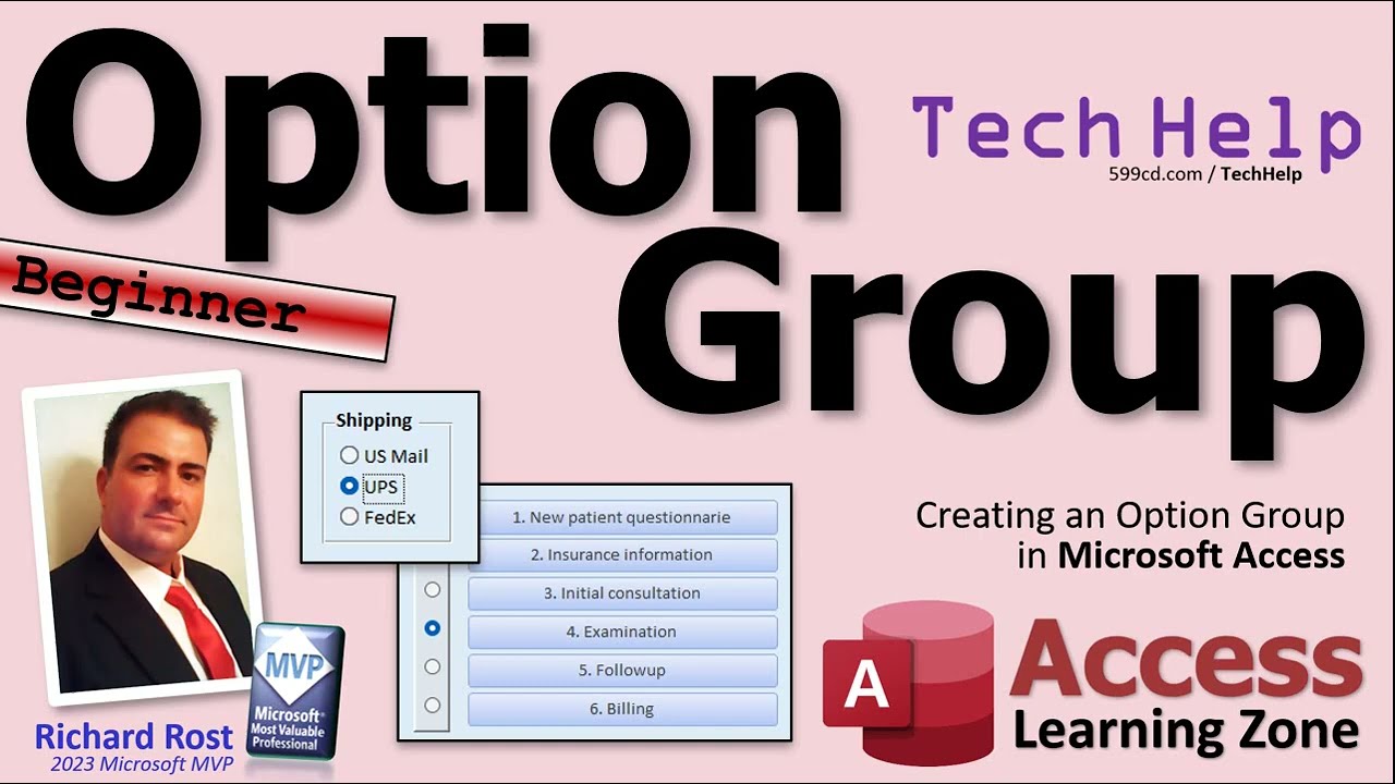 Using Option Groups in Microsoft Access: Procedure Tracking