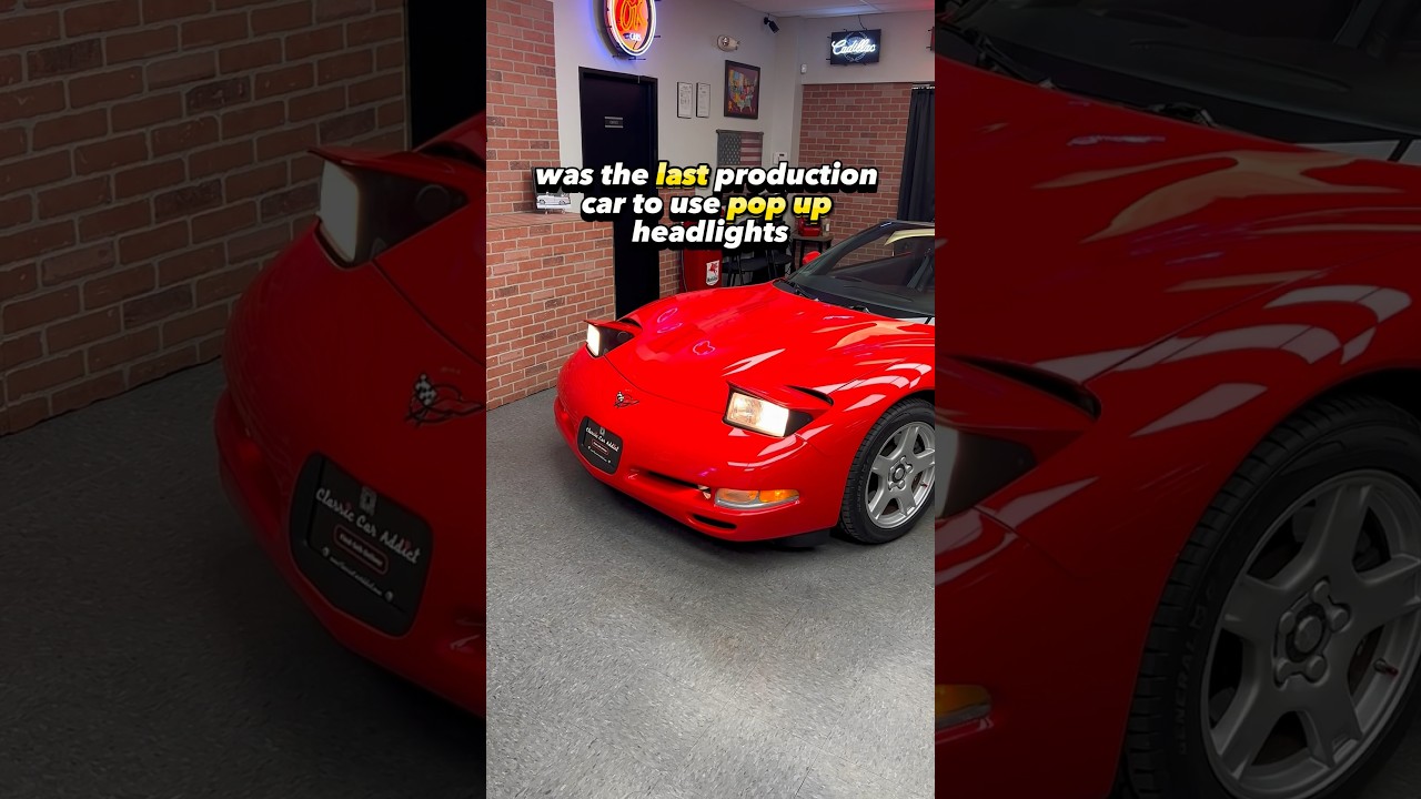 The last Pop Up Headlights - 1998 Chevrolet Corvette