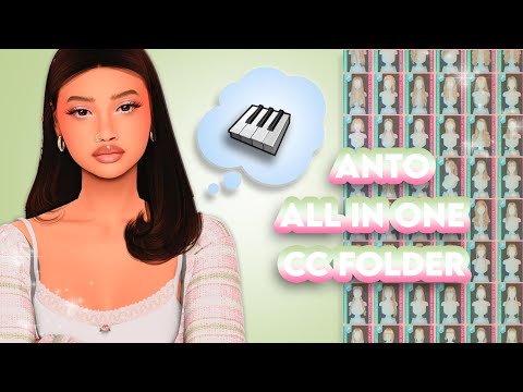 Sims 4| Anto Hair All In One CC Folder 9.46GB
