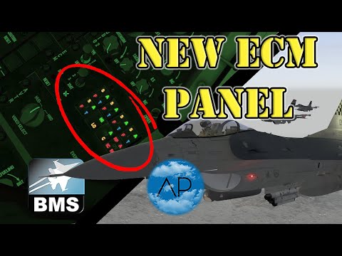 Falcon BMS 4.37 | NEW ECM PANEL Beginner TUTORIAL |  Part 1