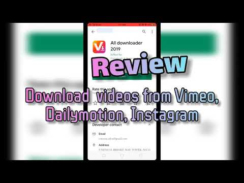how to download videos from Vimeo Facebook Instagram or Dailymotion on mobile with free App