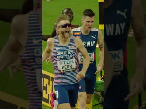 Josh Kerr surprises with world 1500m gold 😮💨 #athletics #uk #worldathleticschamps #1500m #running