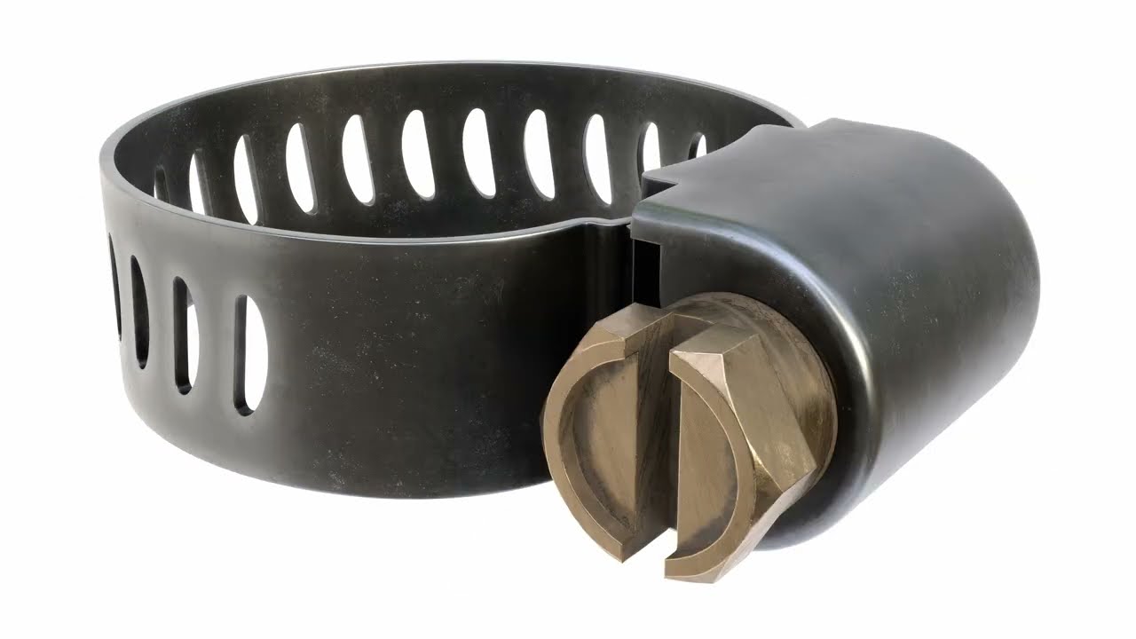 3D Model pipe clamp. blendermarket, cgtrader (no sound)