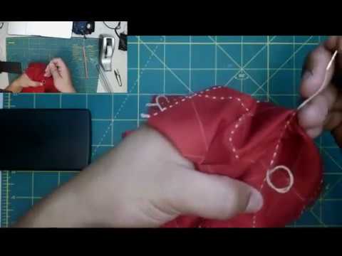 (1/5) Is $2.00 Fabric Swatch from Walmart good for Sashiko? | Sashiko LIve | 刺し子ライブ配信