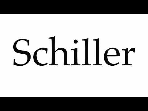 How to Pronounce Schiller