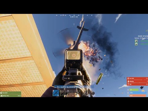 Steam Community :: Video :: Rust: Taking Heli And Landing it On Our Base
